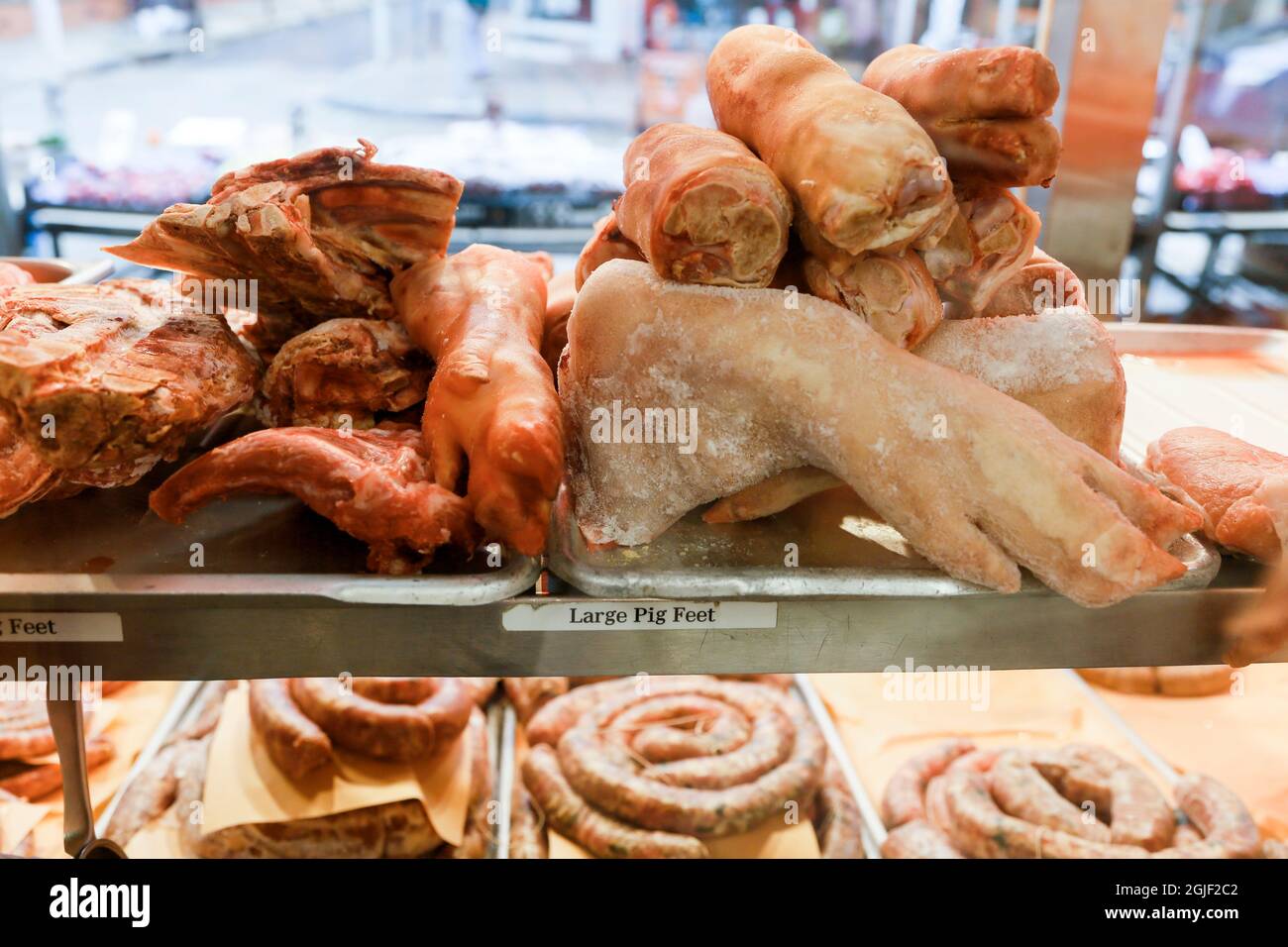 Philadelphia, Pennsylvania, USA. Butcher shop Stock Photo - Alamy