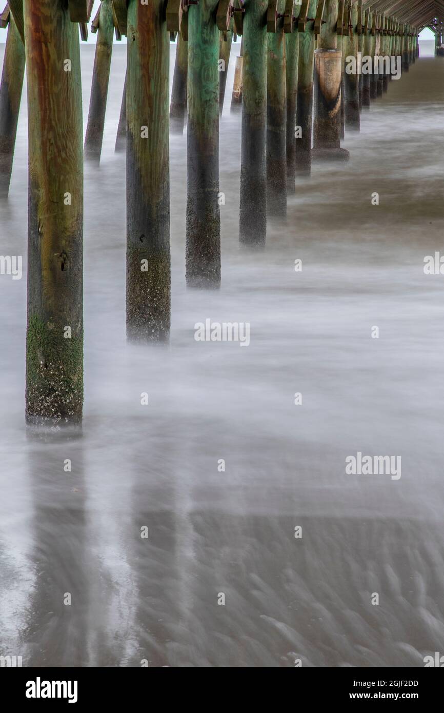 Folly beach pier hi-res stock photography and images - Alamy