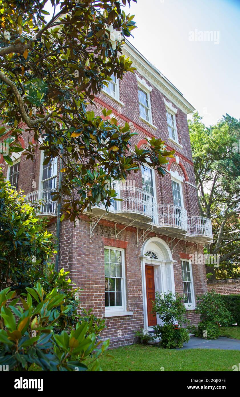 Nathaniel Russell House Charleston High Resolution Stock Photography ...