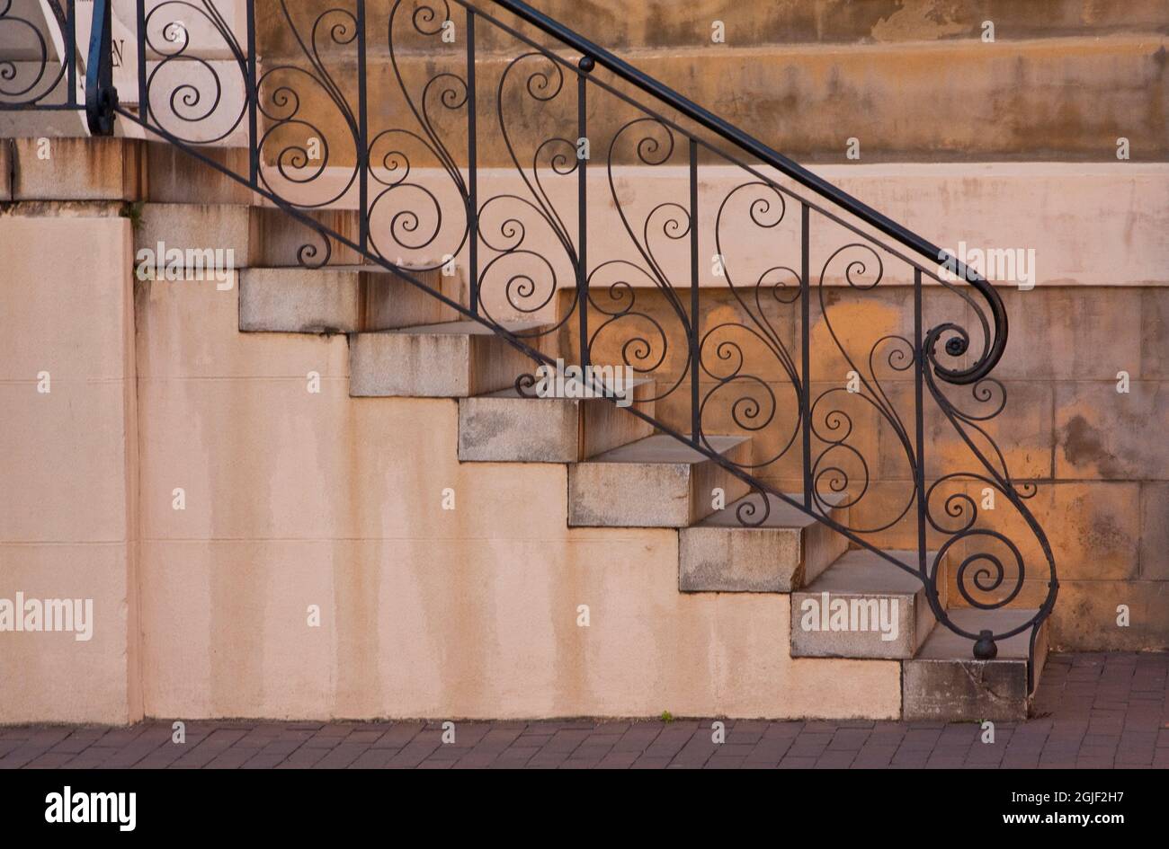 Stair railing shadow hi-res stock photography and images - Alamy