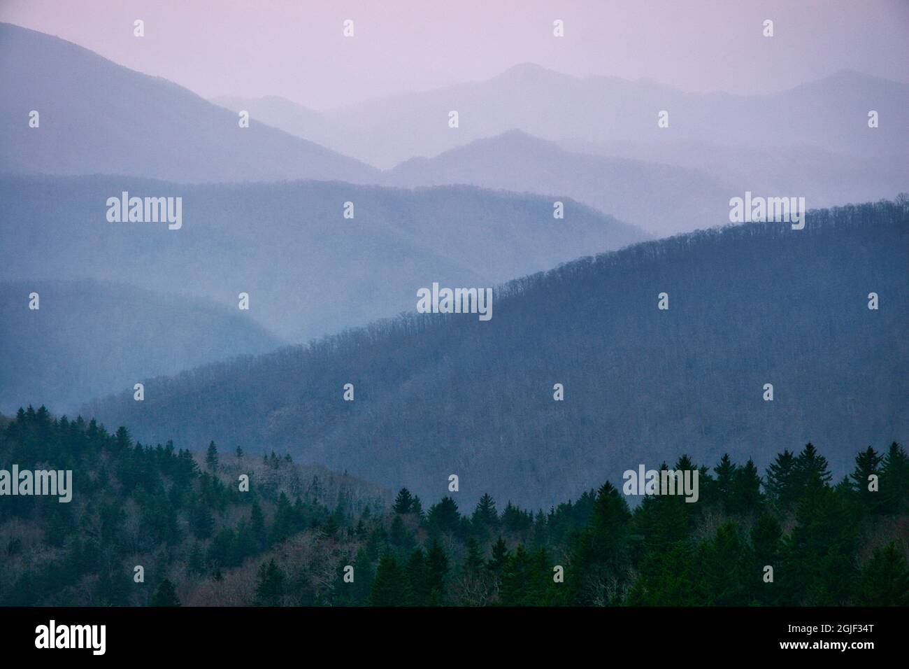 Smoky Mountain View, Tennessee, USA Stock Photo - Alamy