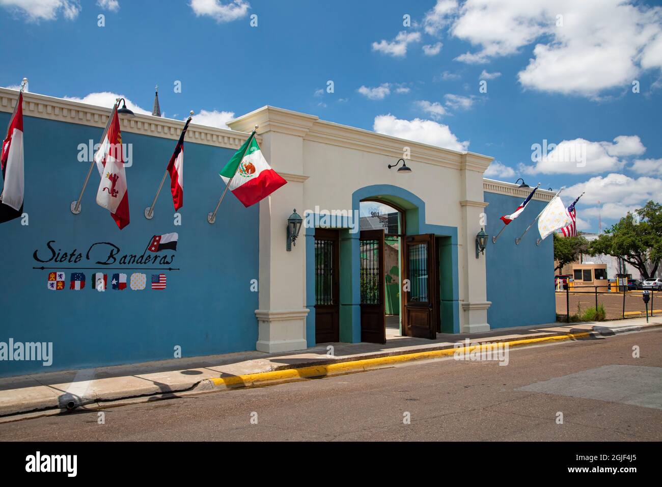 Texas laredo flag hi-res stock photography and images - Alamy