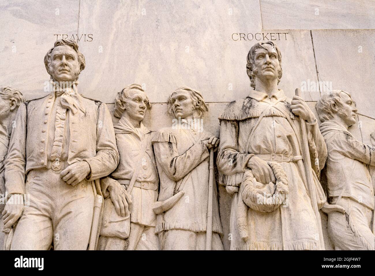 Alamo, Cenotaph Memorial, San Antonio, Texas. Monument to heroes killed ...
