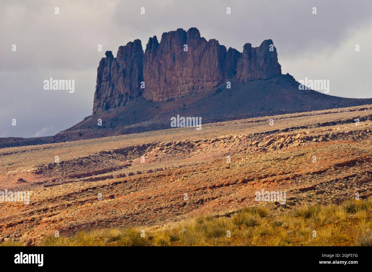 USA, Utah. Mexican Hat, San Juan County, Alhambra Rock Stock Photo - Alamy