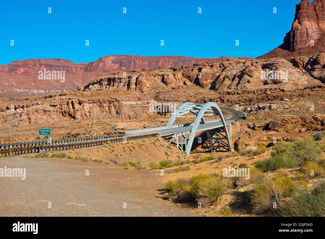 USA, Utah, Hite Colorado River Bridge Stock Photo - Alamy