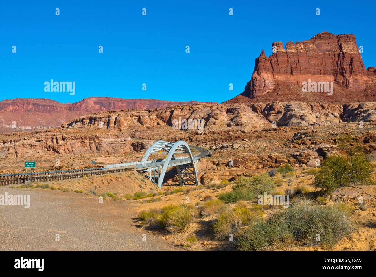 Hite crossing bridge hi-res stock photography and images - Alamy