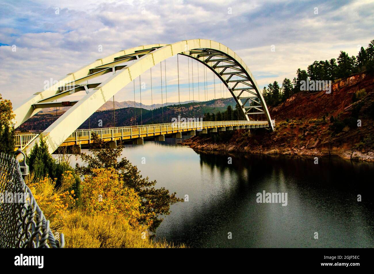Flaming gorge bridge hi-res stock photography and images - Alamy