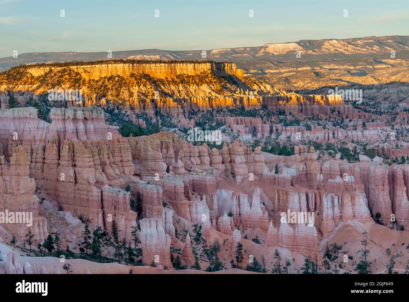 USA, Utah, Bryce Canyon National Park, Colorful hoodoos in Bryce ...