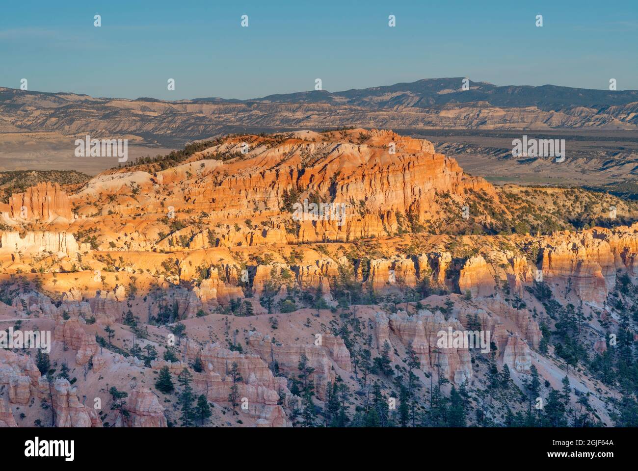 USA, Utah, Bryce Canyon National Park, Colorful hoodoos in Bryce ...