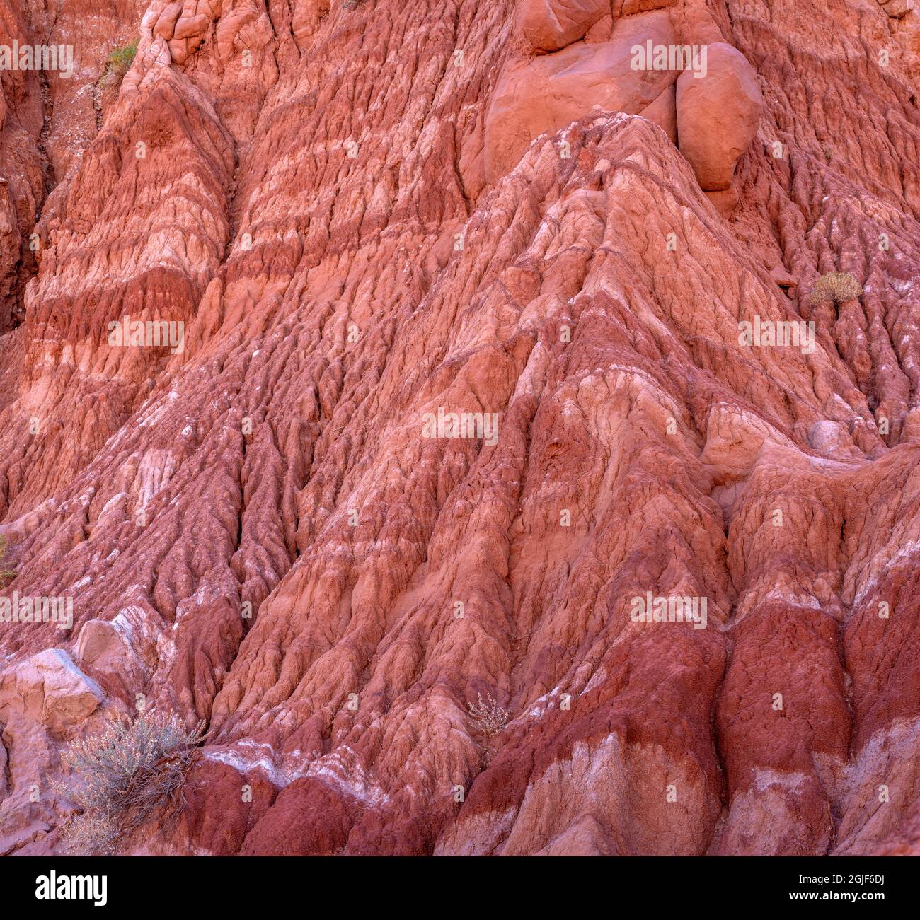 USA, Utah, Grand Staircase Escalante National Monument; Soft eroded ...