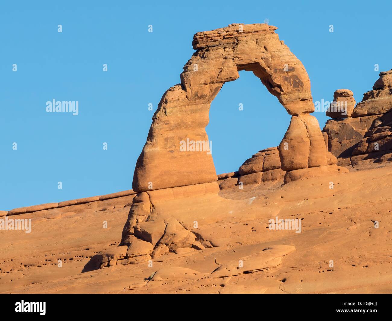 UT, Arches National Park, Delicate Arch Stock Photo - Alamy