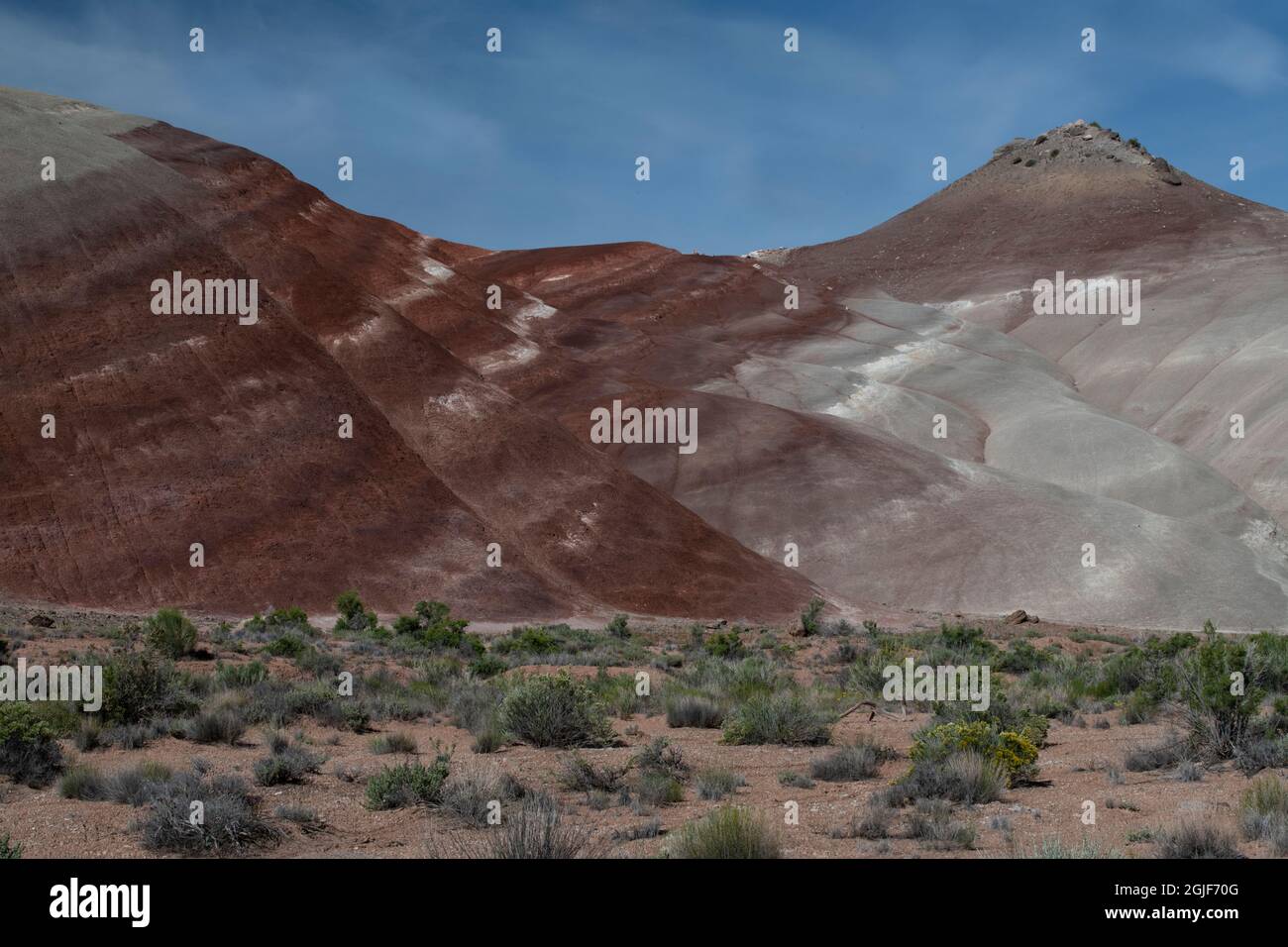 USA, Utah. Bentonite hills near Capital Reef National Park Stock Photo ...