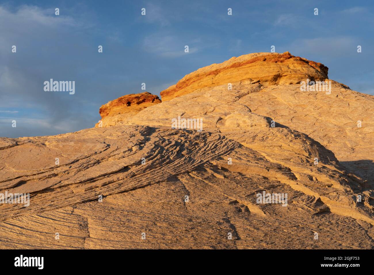 USA, Utah. Sandstone formations near Grays Pasture, Island in the Sky ...