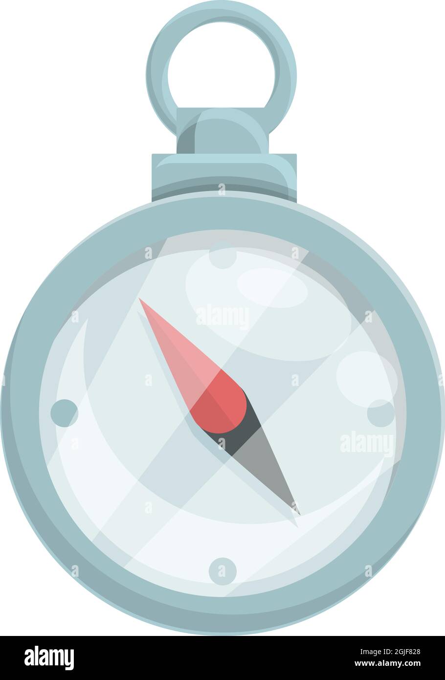 Camping compass icon cartoon vector. Camp forest. Hiking adventure ...