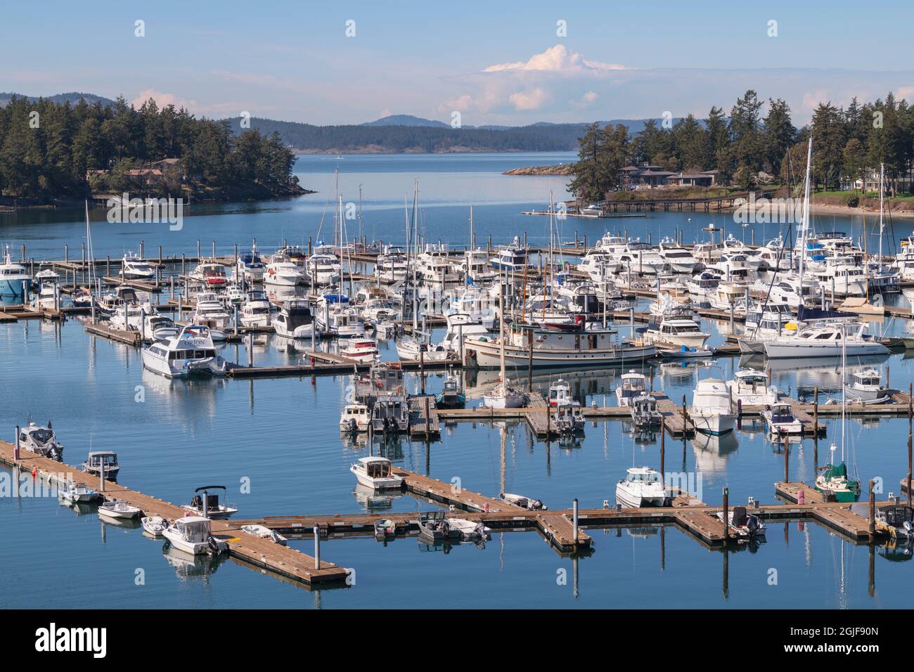 Roche Harbor Marina San Juan Island, Washington State Stock Photo - Alamy
