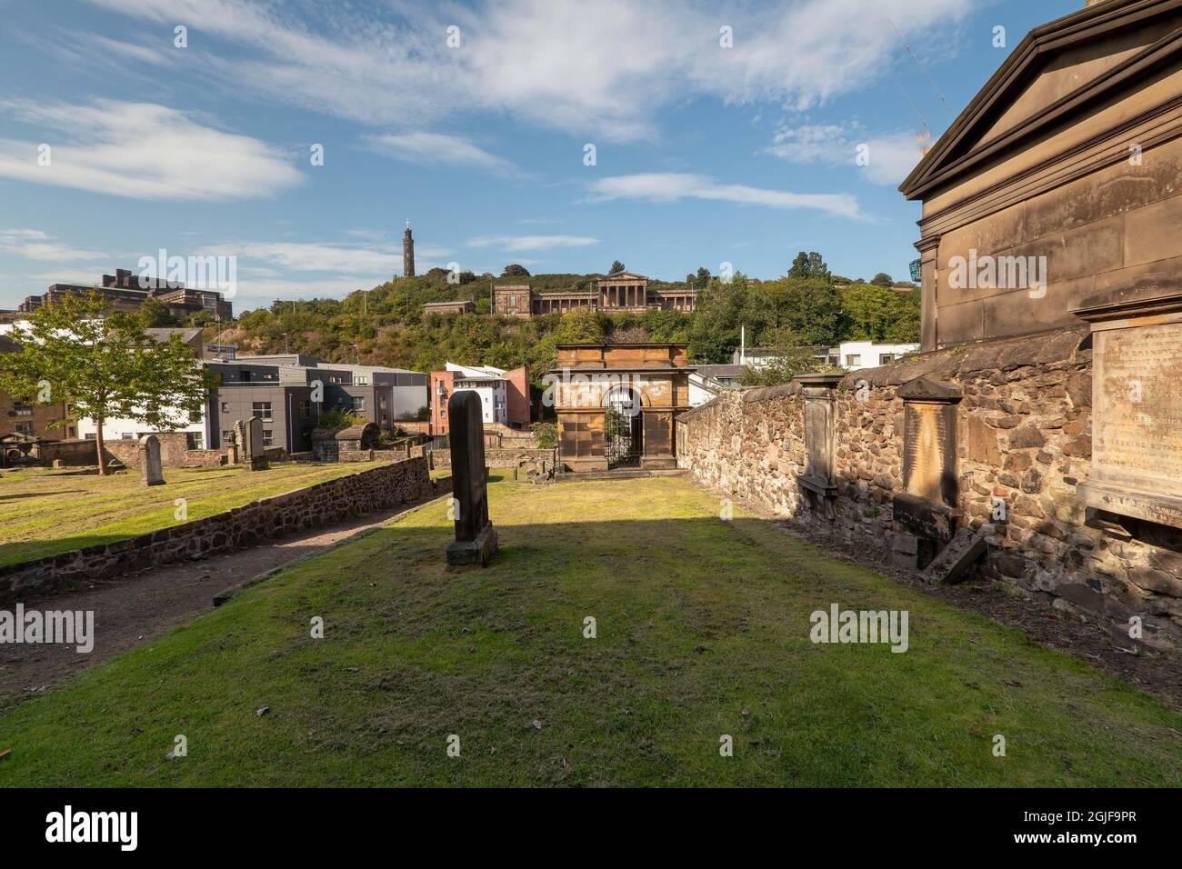 Canongate Church graveyard, Canongate, Edinburgh, Scotland, UK Stock ...