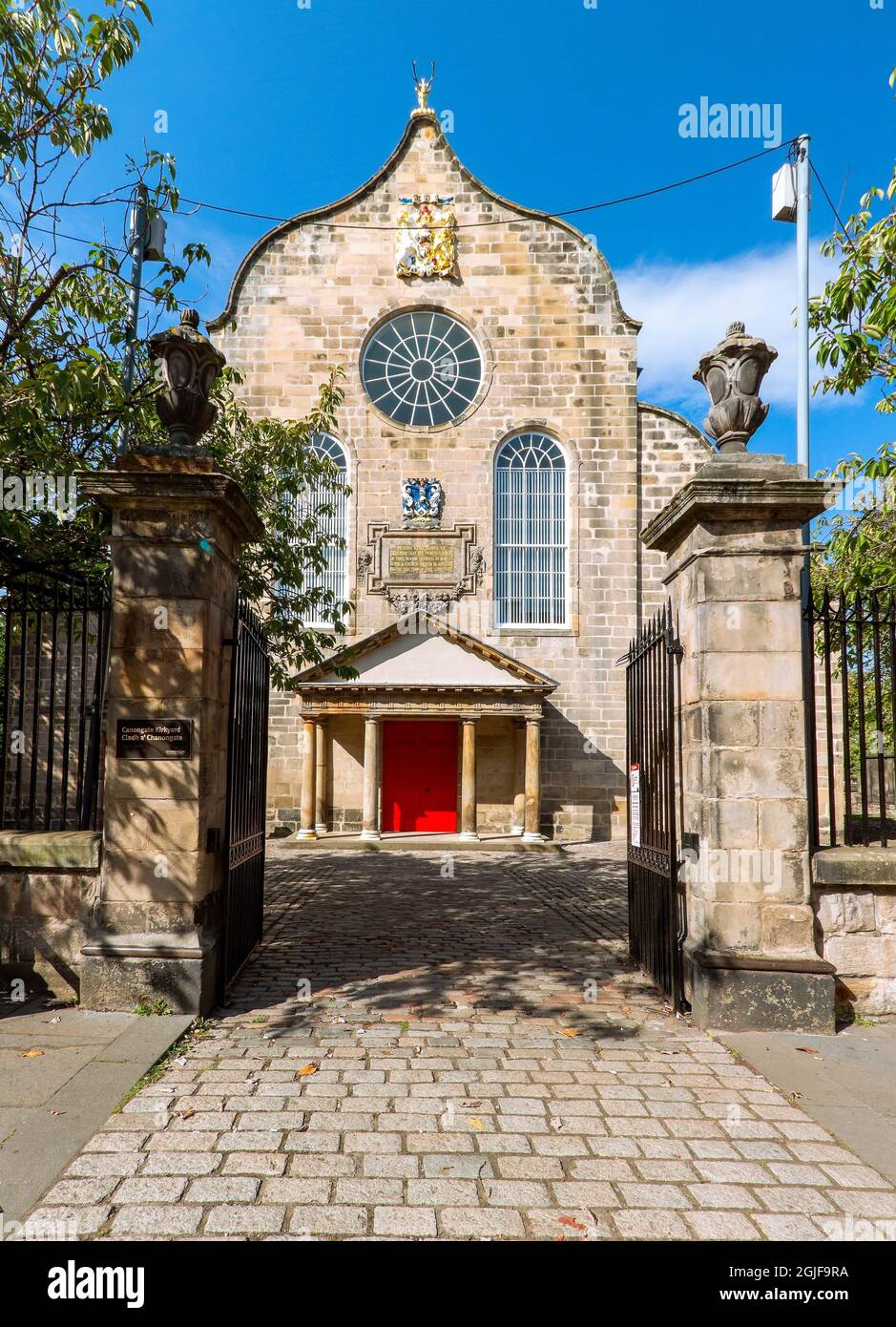 Canongate Church on the Royal Mile, Edinburgh, Scotland, UK Stock Photo ...