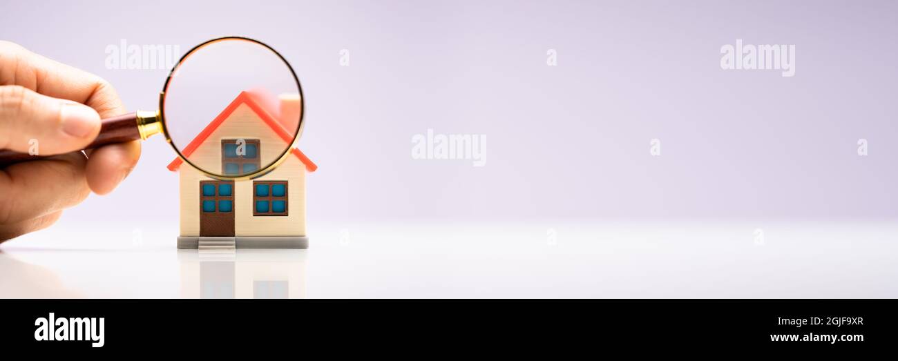 Real Estate House Appraisal And Inspection. Checking Home Stock Photo ...