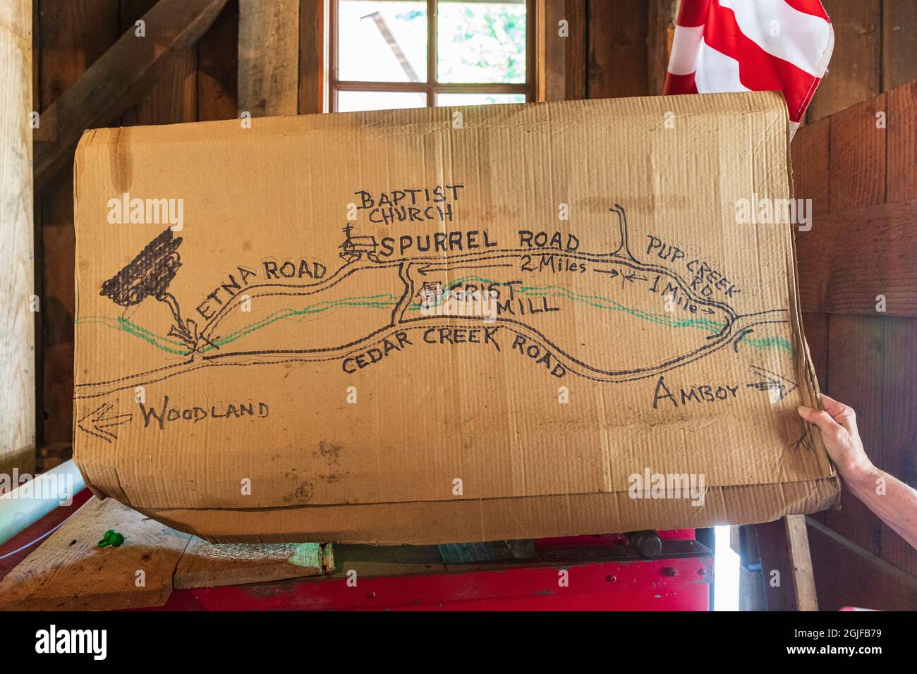 Map of wilson creek hi-res stock photography and images - Alamy