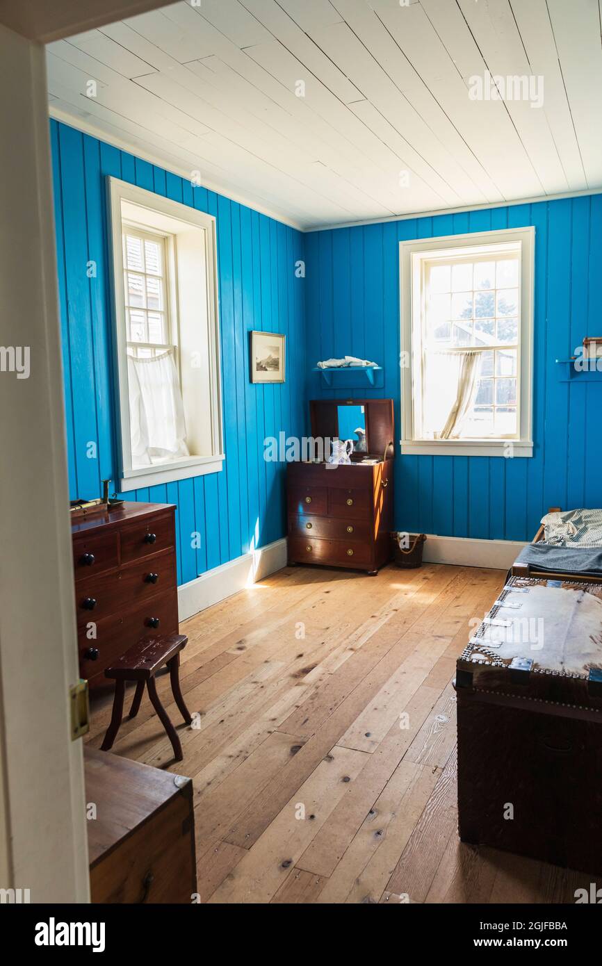 USA, Washington State, Fort Vancouver National Historic Site. Office in ...