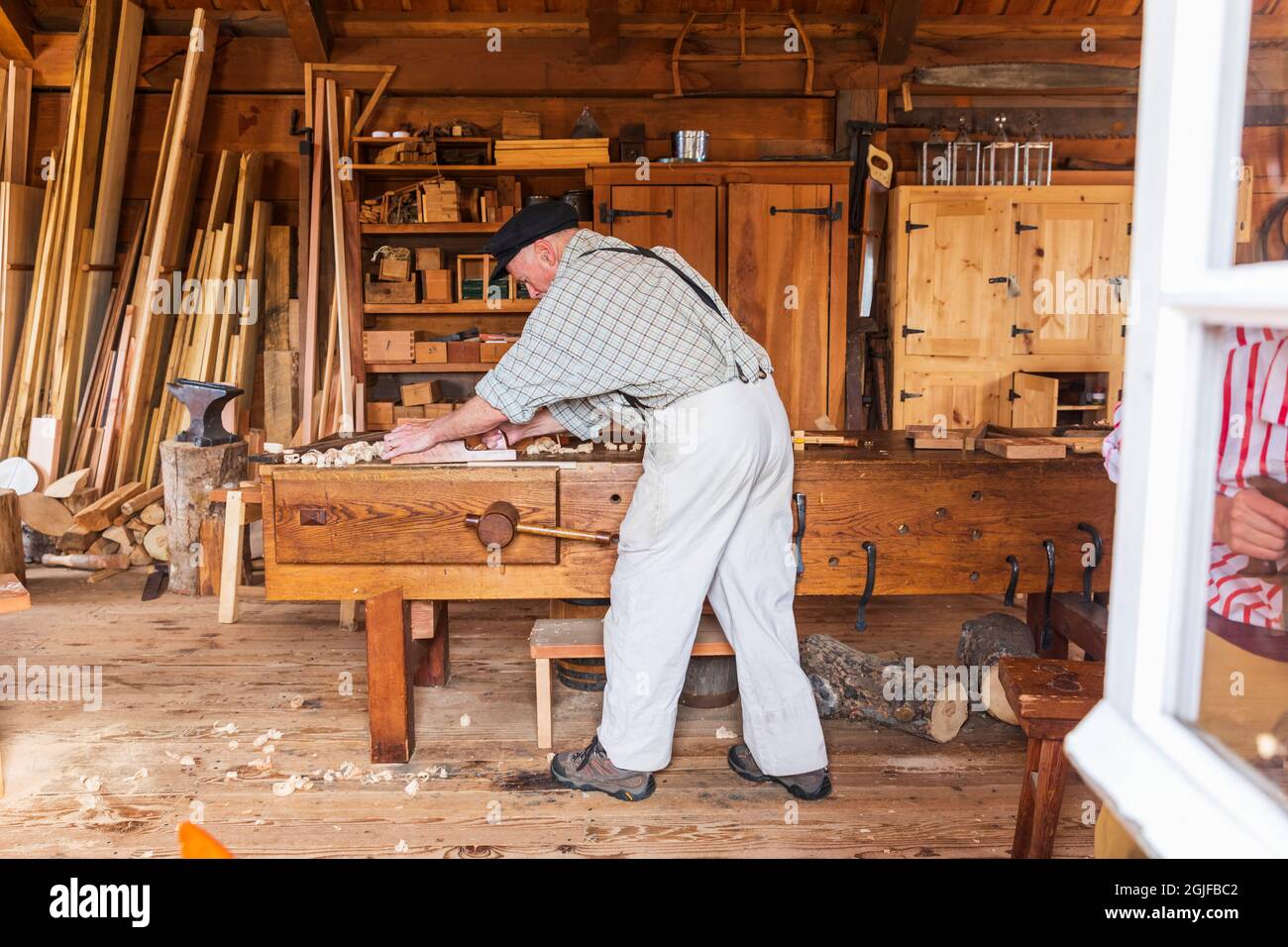 Historic carpenter shop interior hi-res stock photography and images ...
