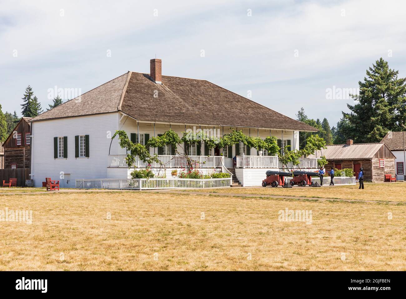 USA, Washington State, Fort Vancouver National Historic Site. The Chief ...