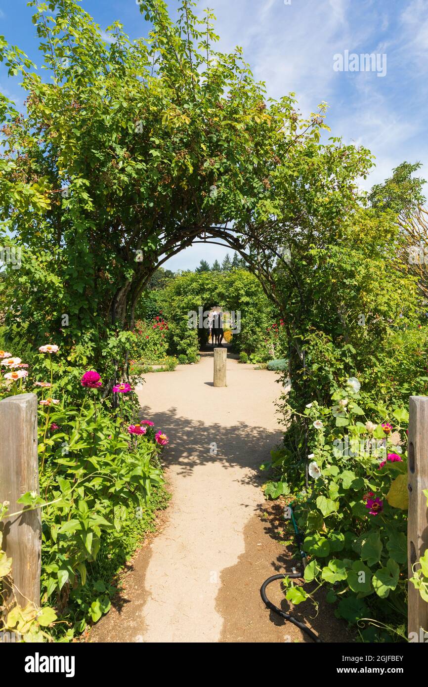USA, Washington State, Fort Vancouver National Historic Site. The ...