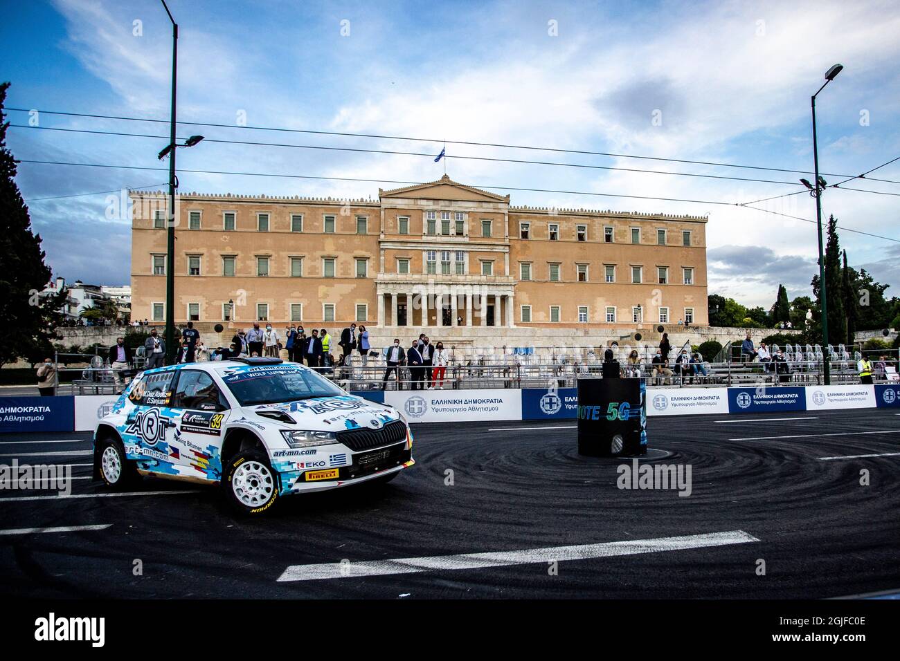 39 Diaz-Aboitiz Miguel (esp), Sanjuan de Eusebio (esp), Skoda Fabia Evo, action during the 2021 ...