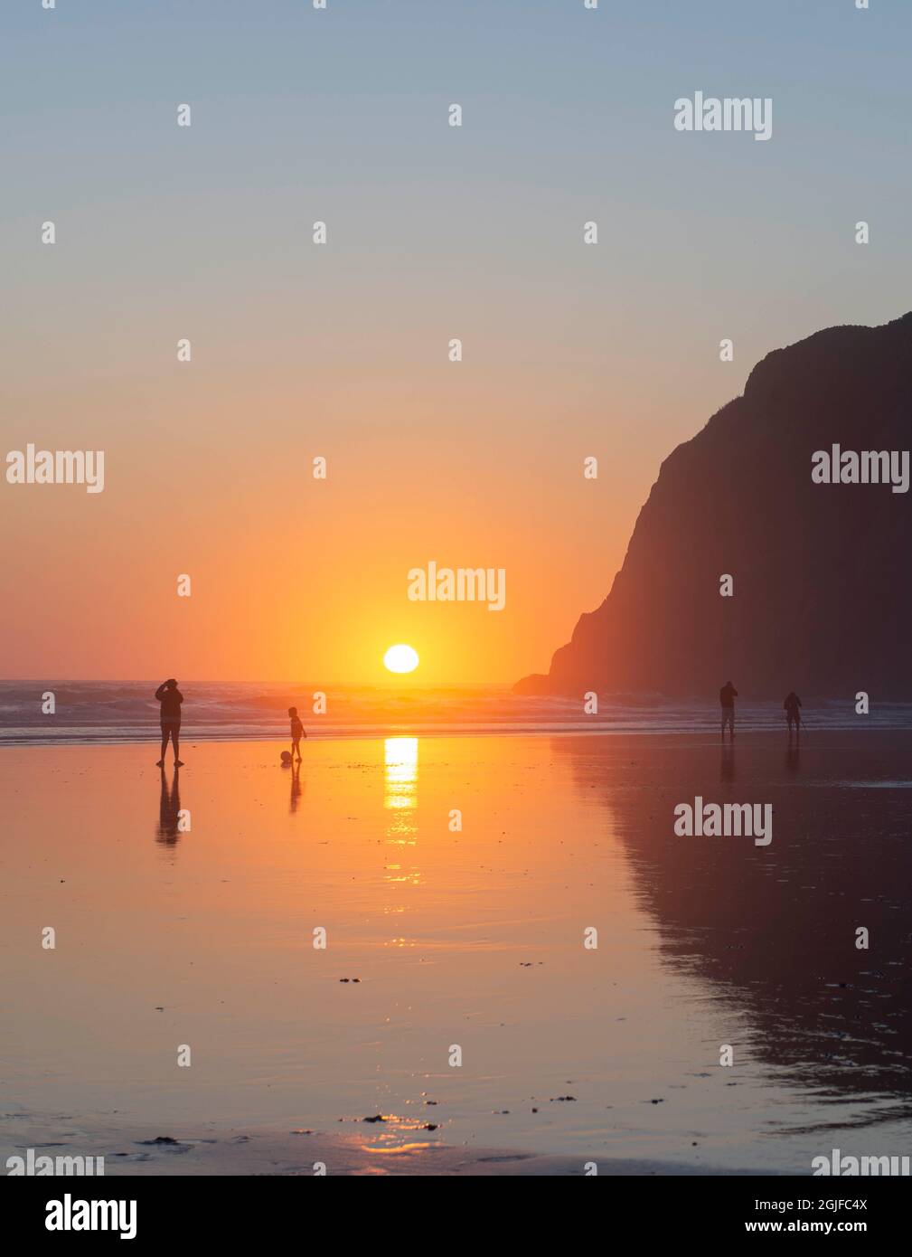 Sunset ruby beach on hi-res stock photography and images - Alamy