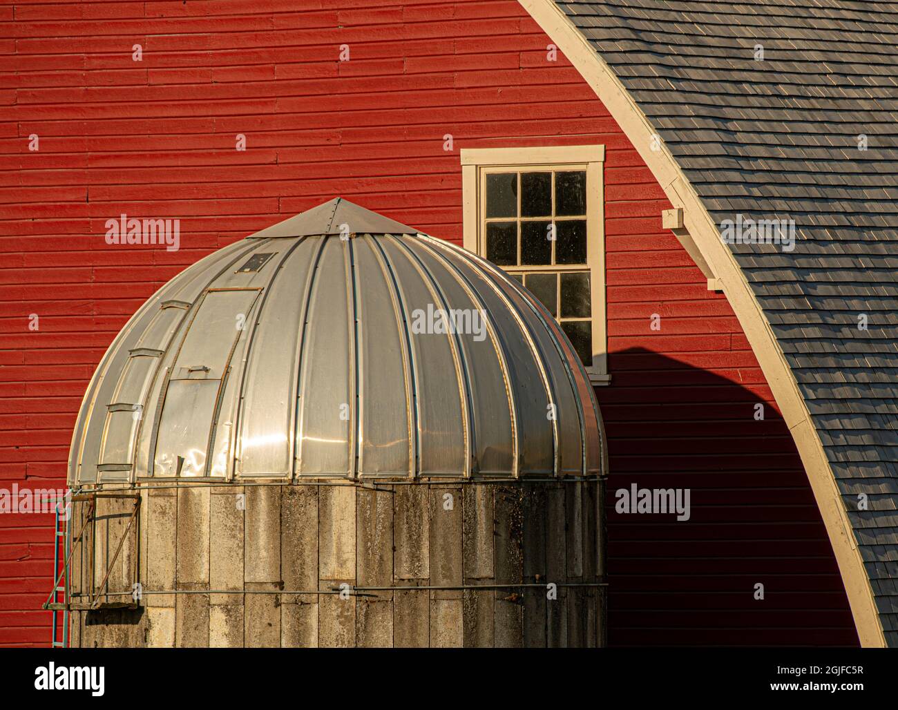Washington State, silo, barn Stock Photo - Alamy