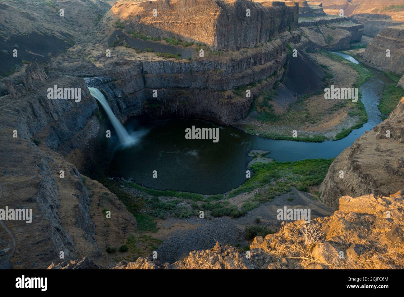 Palouse Falls is the official waterfall of Washington State and is a ...
