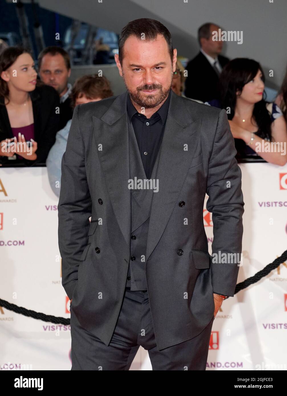 Danny Dyer attending the National Television Awards 2021 held at the O2 ...