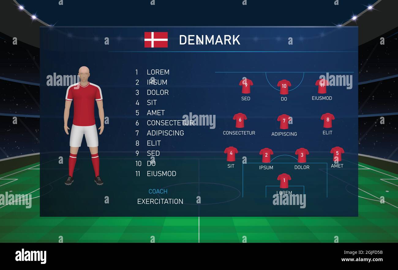 Denmark football manager Stock Vector Images - Alamy