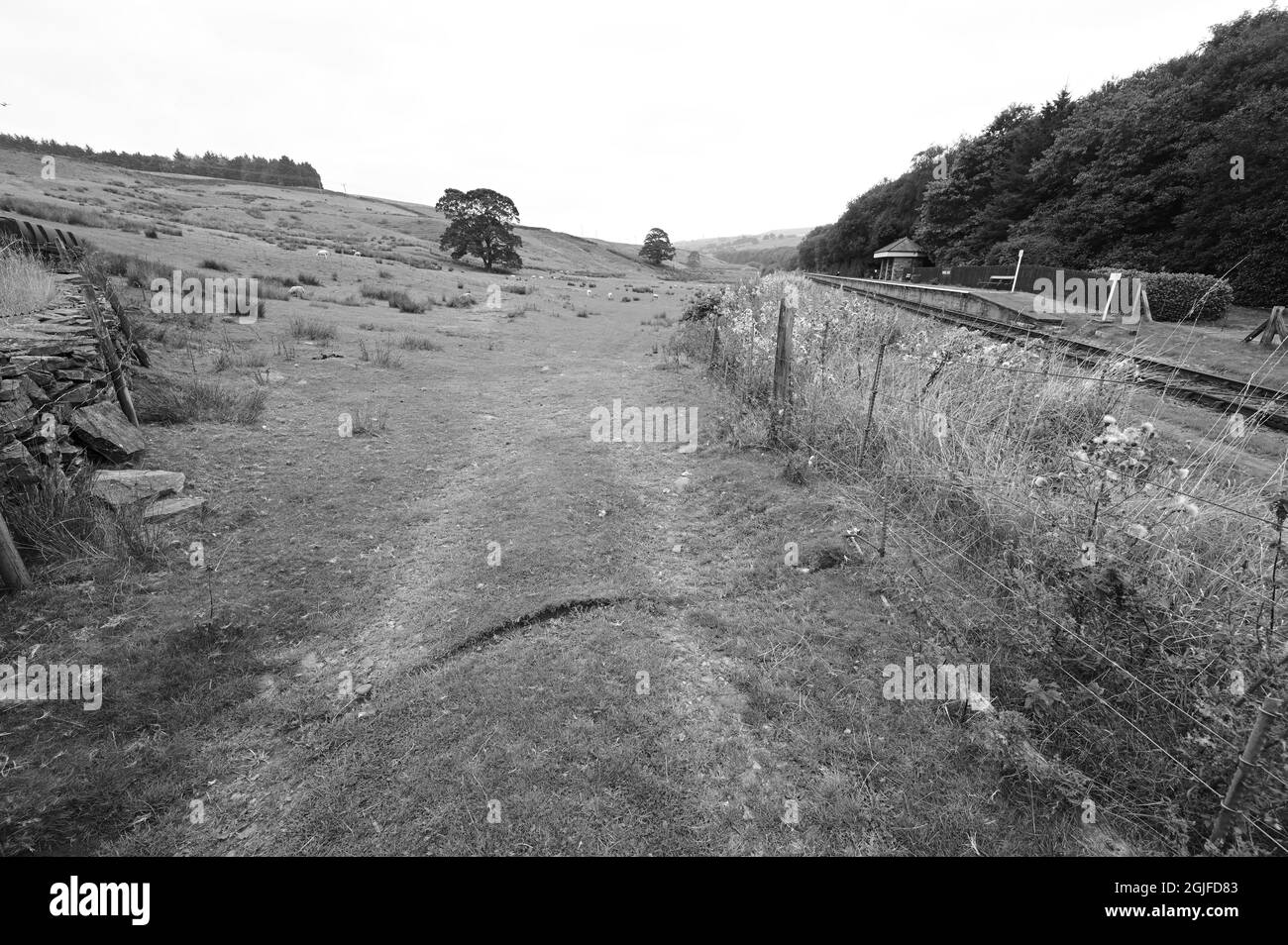 Irwell Vale railway station on the East Lanc's railway Stock Photo - Alamy