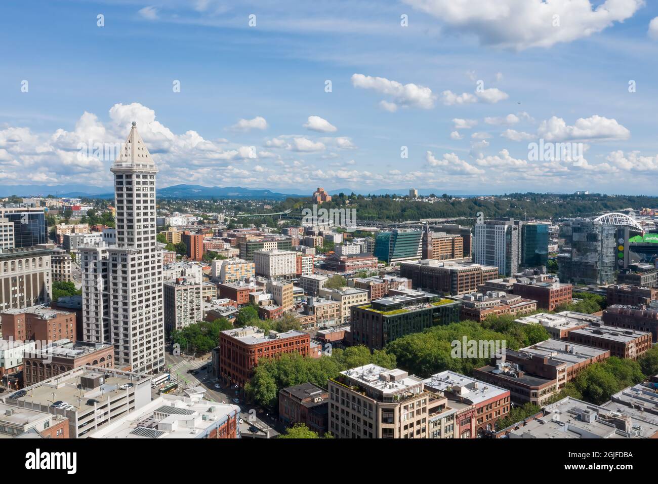 Seattle downtown from smith tower hi-res stock photography and images ...