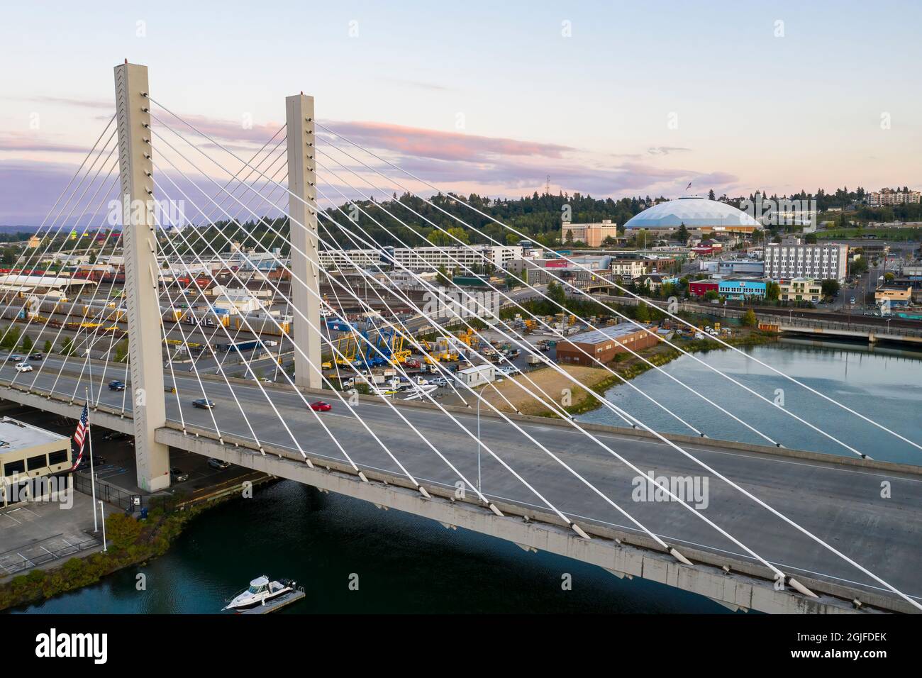 Tacoma cable stayed hi-res stock photography and images - Alamy