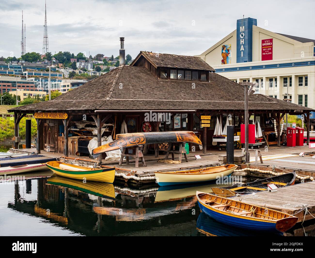 Seattle center for wooden boats hi-res stock photography and images - Alamy