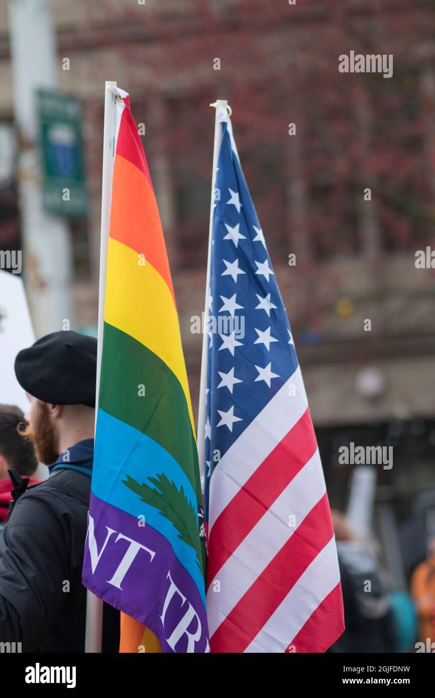 Cascadia flag hi-res stock photography and images - Alamy