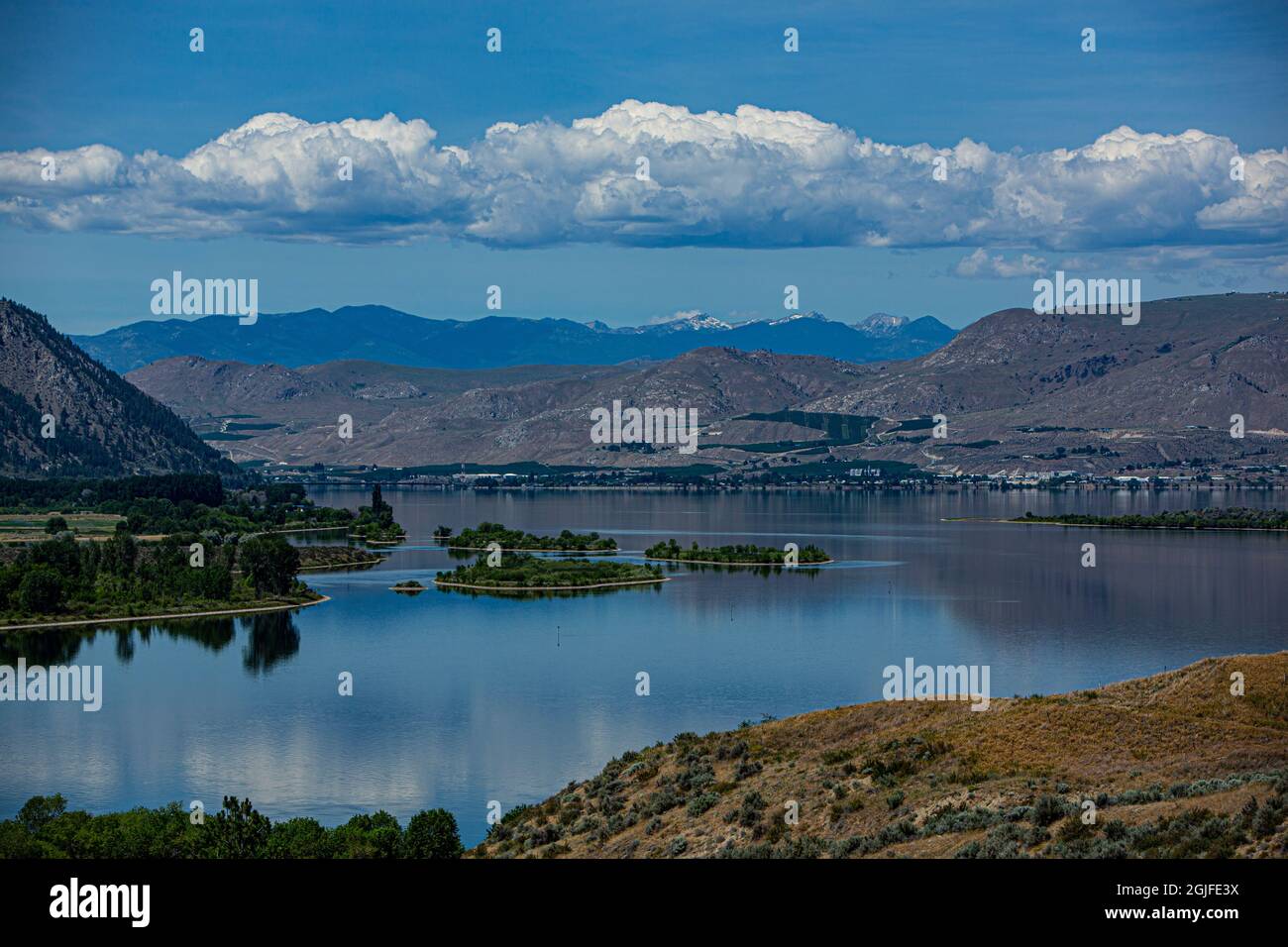 Lake Pateros, Brewster, Washington State, lake, landscape, agriculture ...