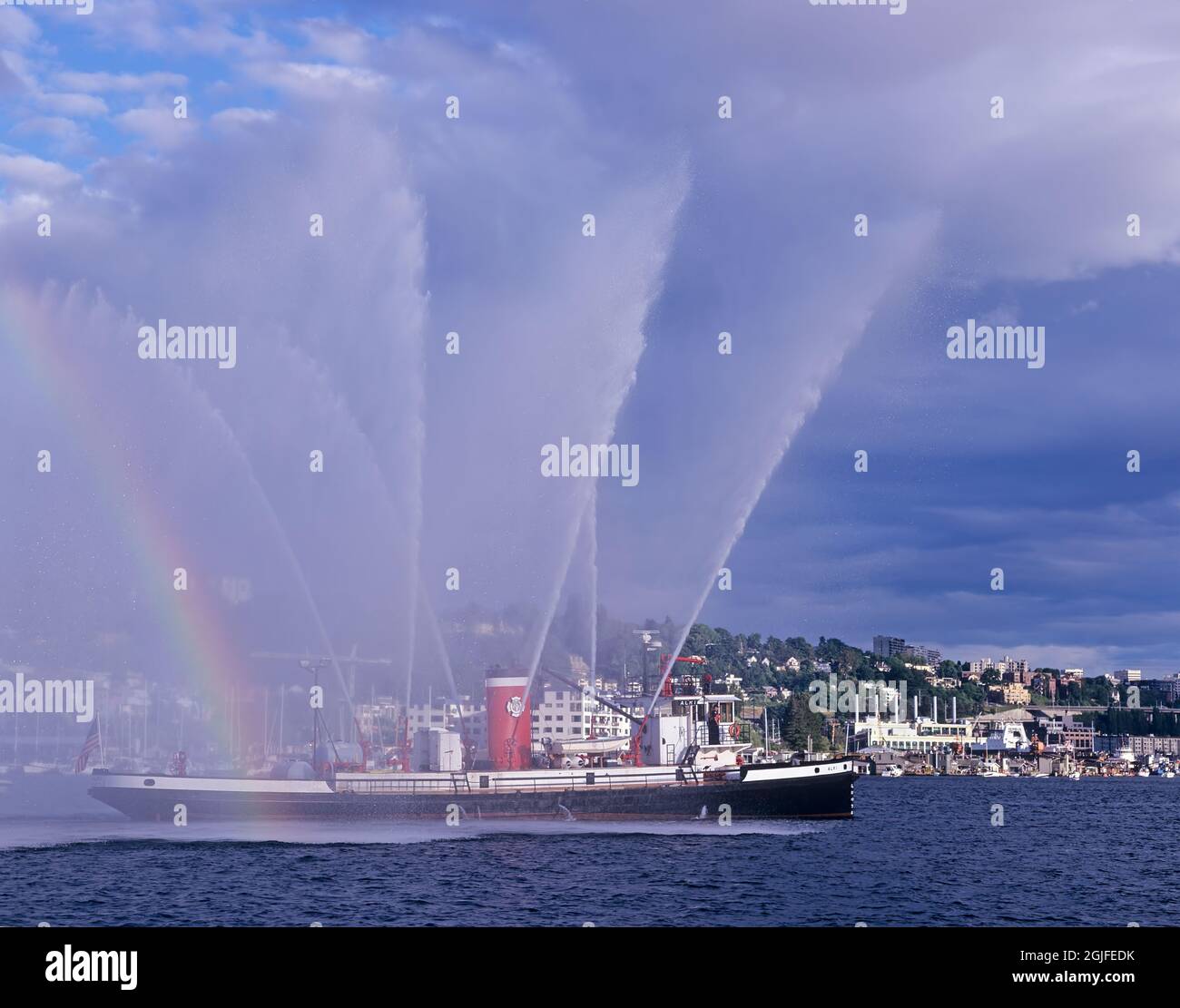 Fireboat alki hi-res stock photography and images - Alamy