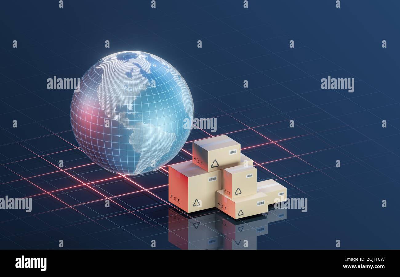 Scan global logistics hi-res stock photography and images - Alamy