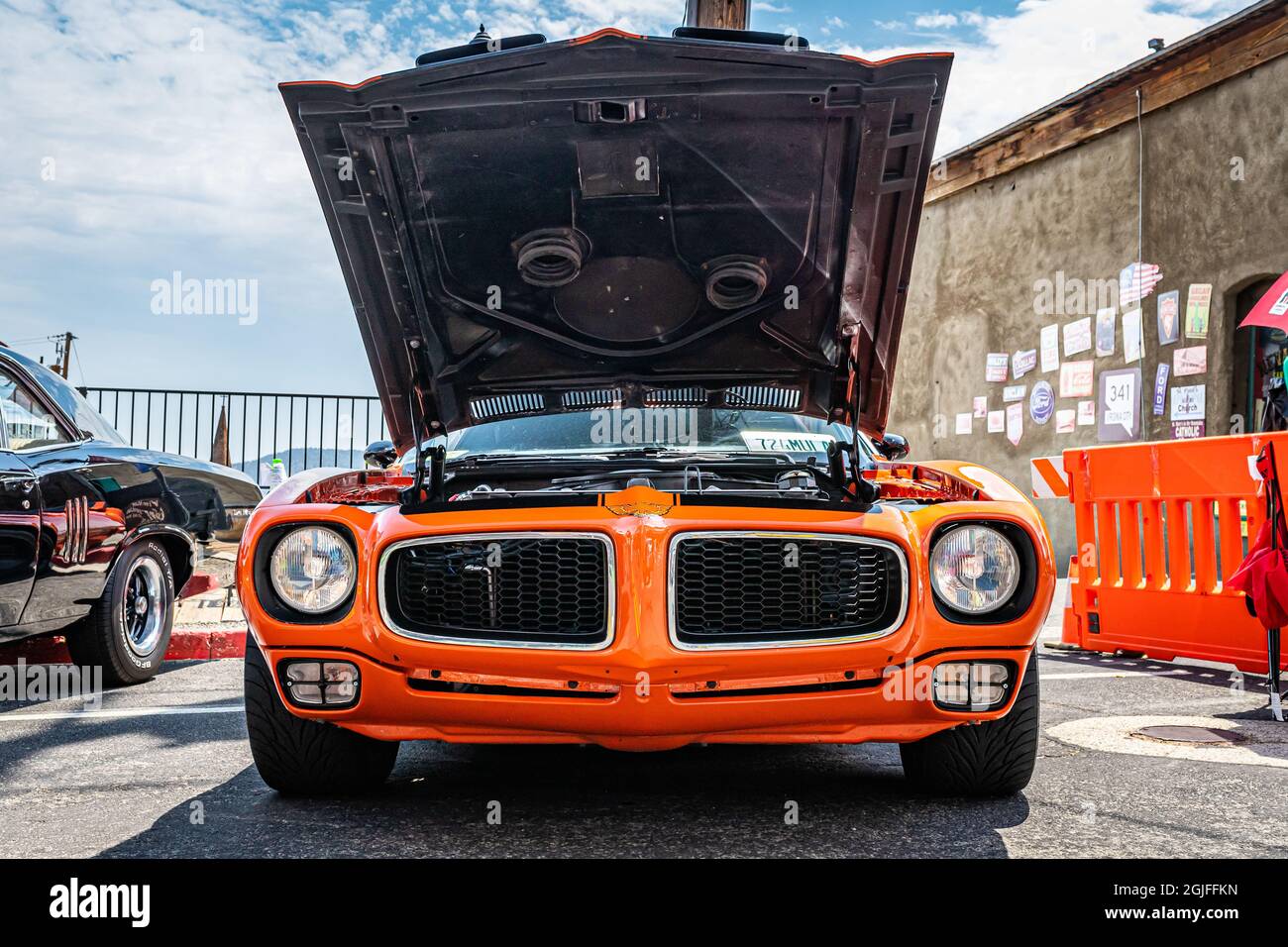Virginia City, NV - July 30, 2021: 1972 Pontiac Firebird Formula at a ...
