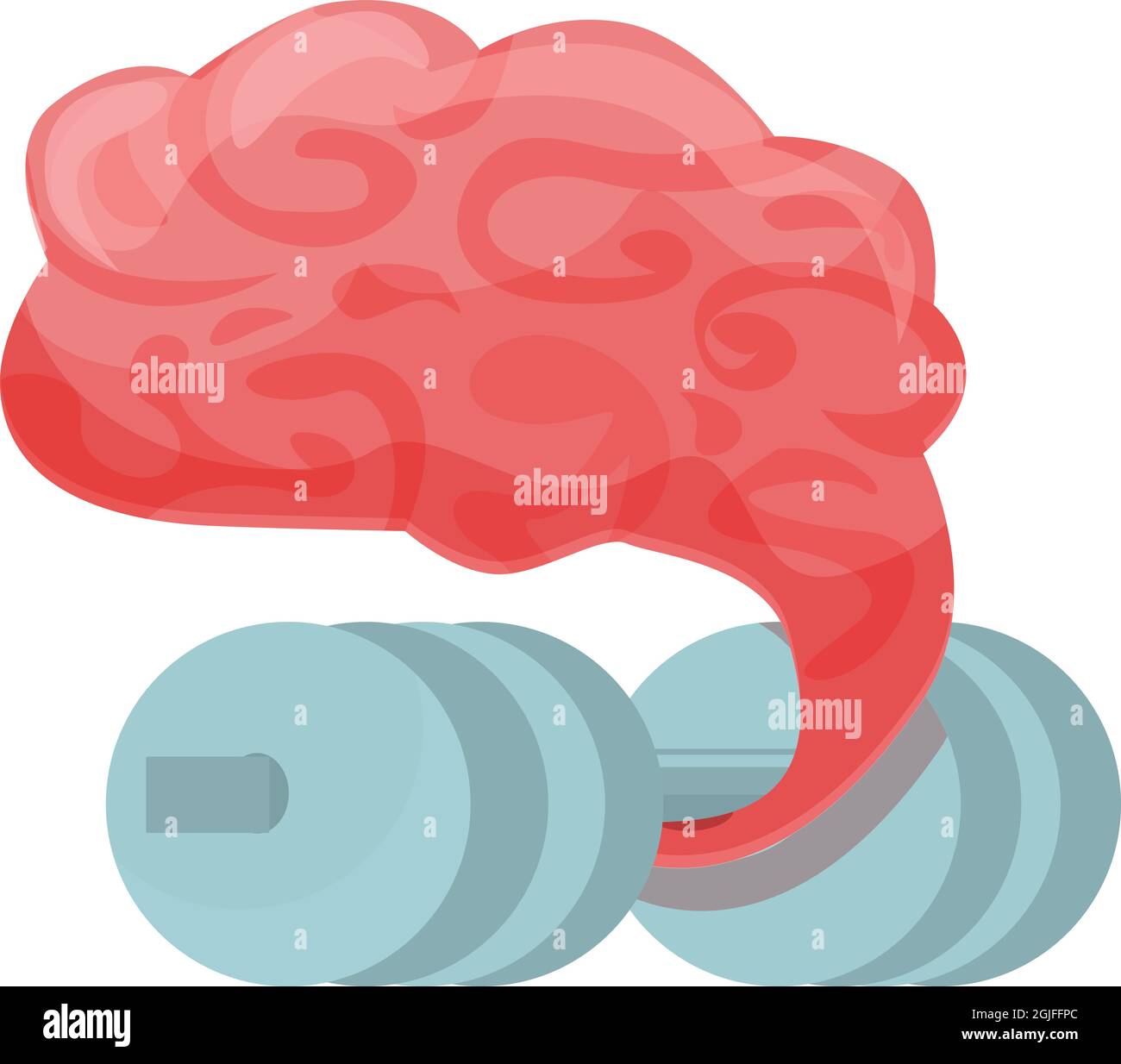 Brain practice icon cartoon vector. Work concentration. Zen mind Stock ...