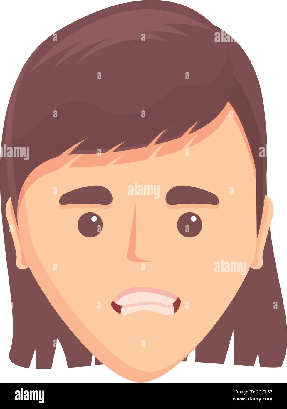 Teeth articulation icon cartoon vector. Mouth speech. English language ...