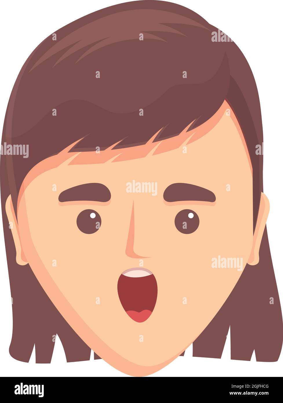 Sound speech icon cartoon vector. Mouth character. Lip language Stock ...