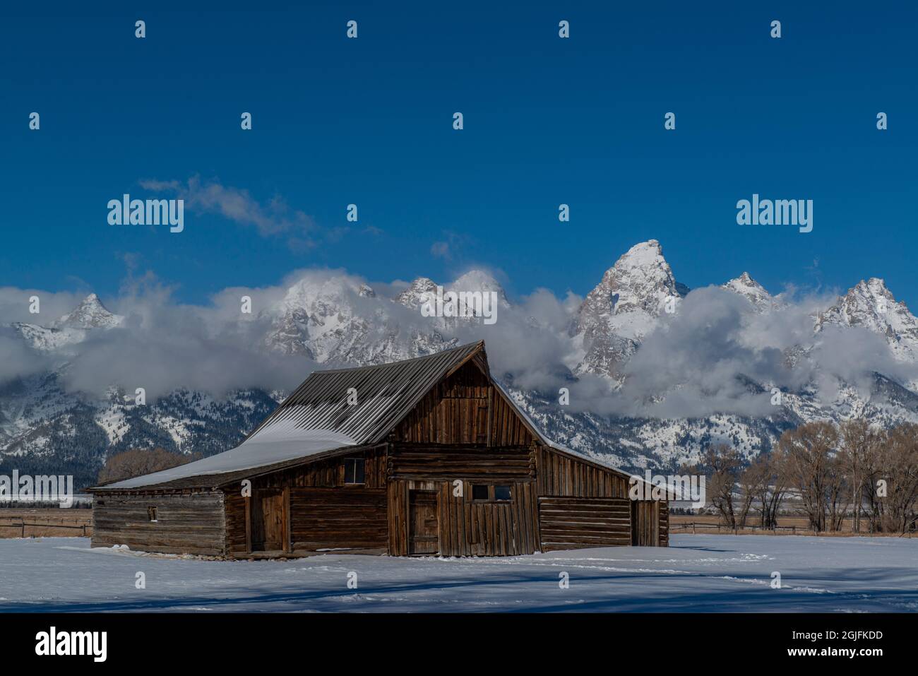 Historic Moulton barn is all that is left of homestead, Antelope Flats ...