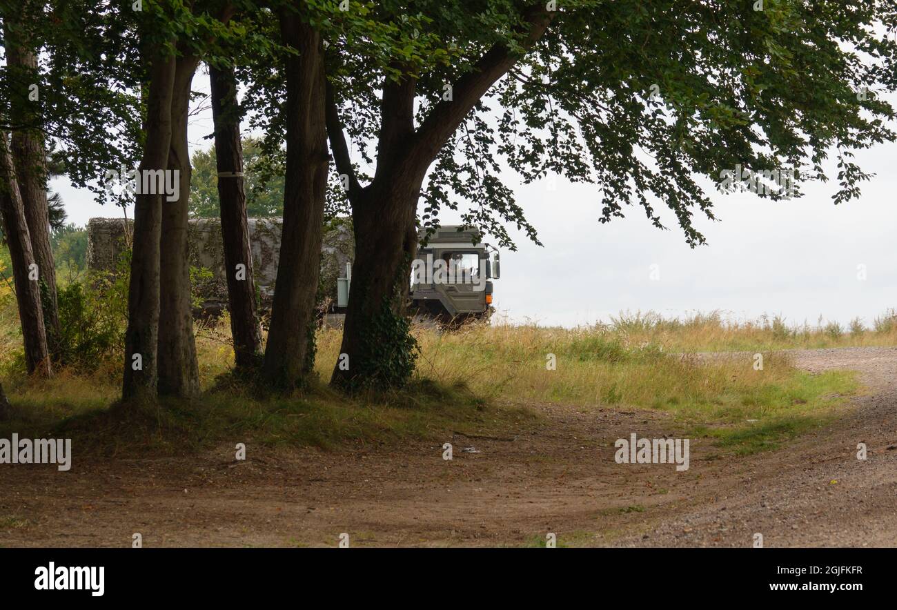 British army MAN HX58 9 tonne 6x6 Medium Mobility logistics vehicle on ...