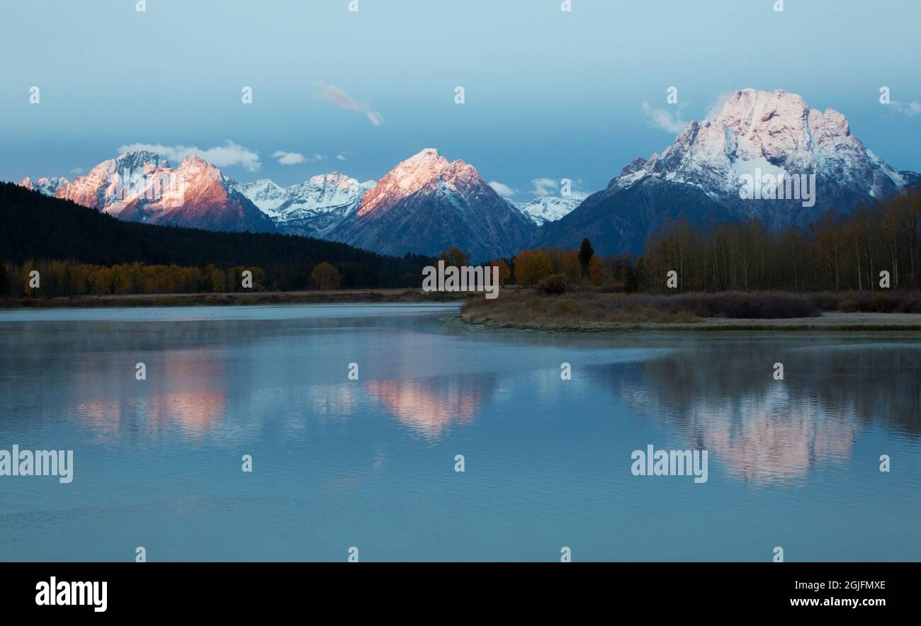 Oxbow bend at sunrise hi-res stock photography and images - Alamy