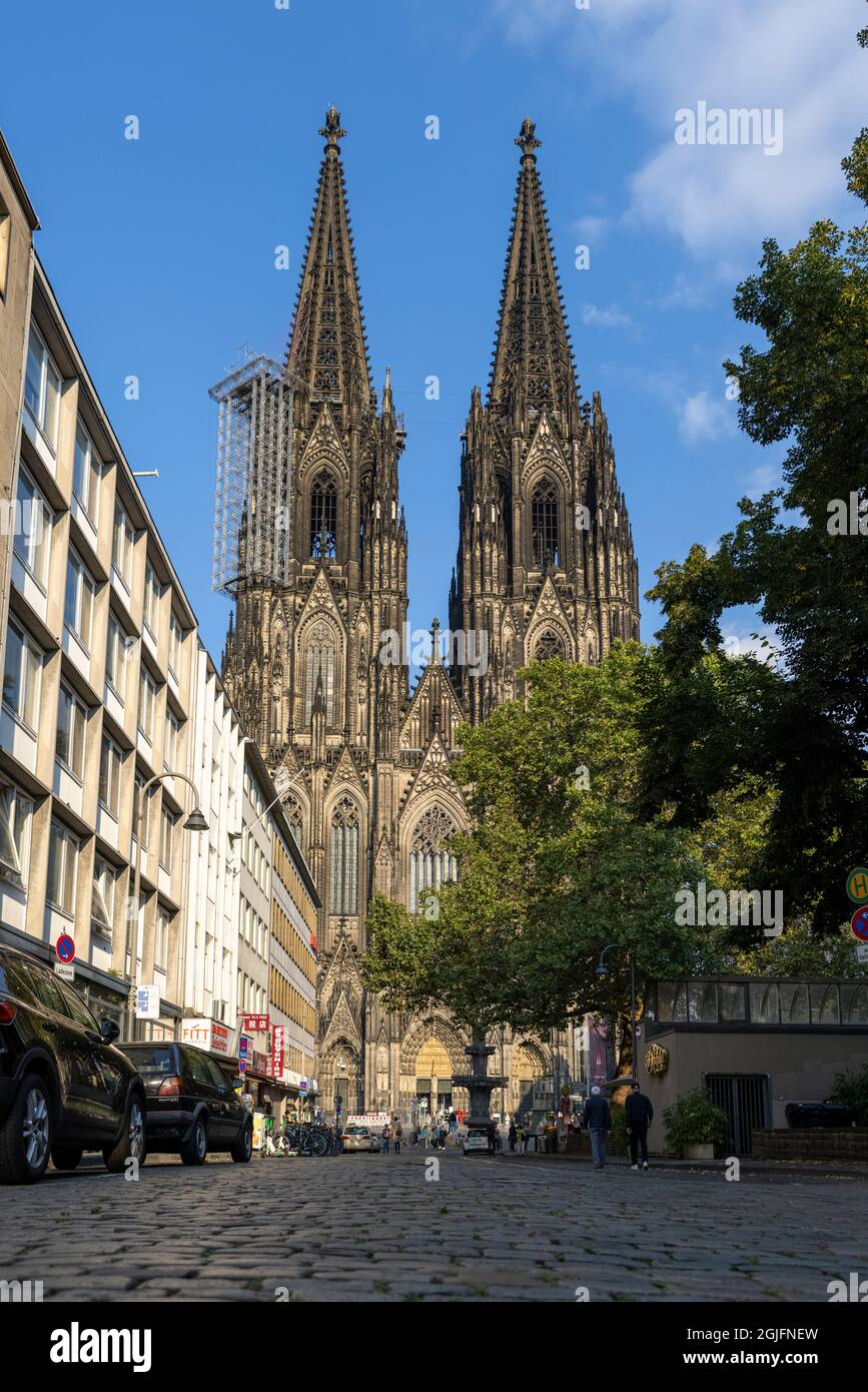 Cologne cathedral towers hi-res stock photography and images - Alamy