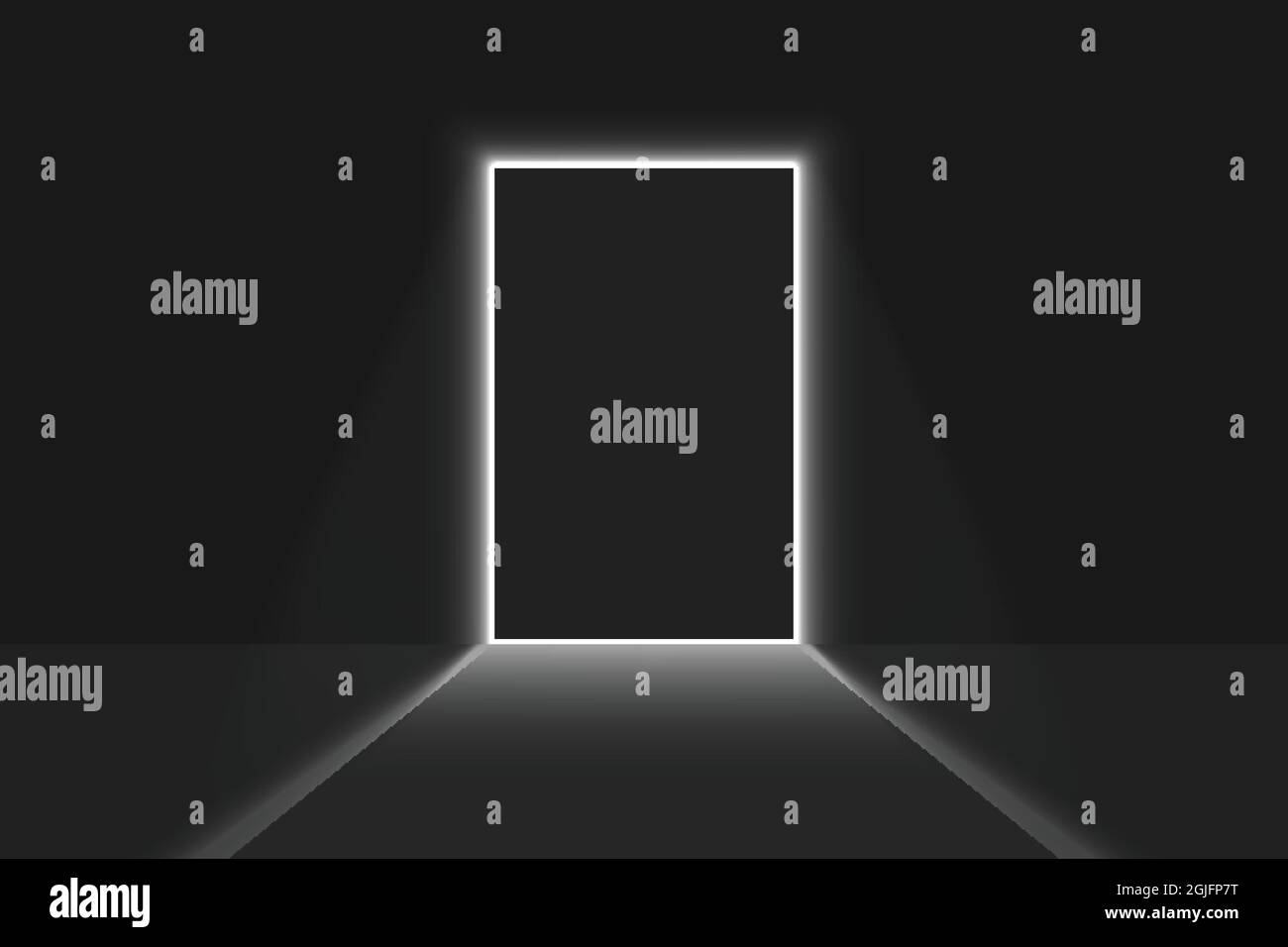 Light beam door Stock Vector Images - Alamy